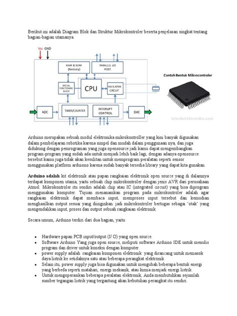 Mikrokontroler Pdf Teknologi And Rekayasa