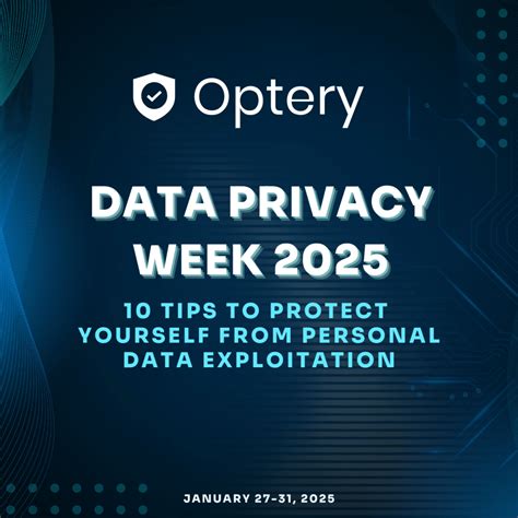 Data Privacy Week 2025 Protecting Yourself From Personal Data Exploitation Optery