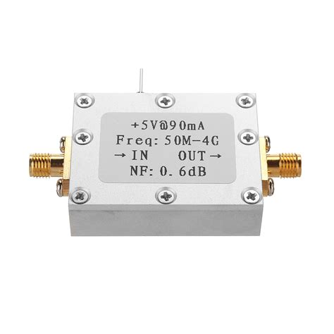 Ultra Low Noise NF0 6dB High Linearity 0 05 4G Wideband Amplifier LNA 110dBm Module Alexnld Com