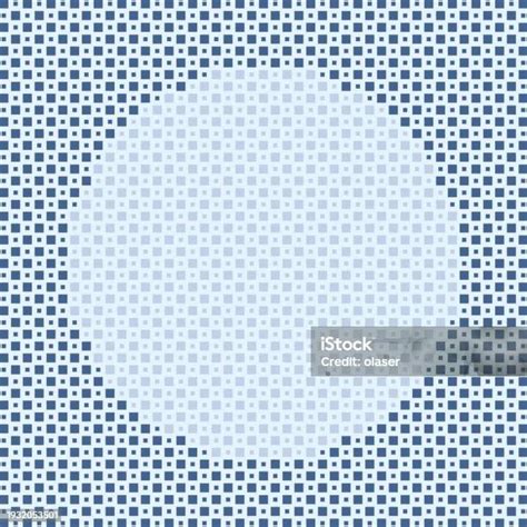 원형 복사 공간을 형성하는 그리드의 두 가지 크기의 사각형 기하 도형에 대한 스톡 벡터 아트 및 기타 이미지 기하 도형 디자인 요소 모양 Istock