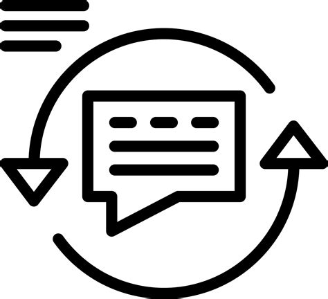 Feedback Loop Vector Icon Design 15981948 Vector Art At Vecteezy
