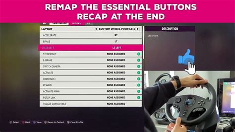 tuto comment configurer ton volant gaming gs850 x sur forza horizon 5