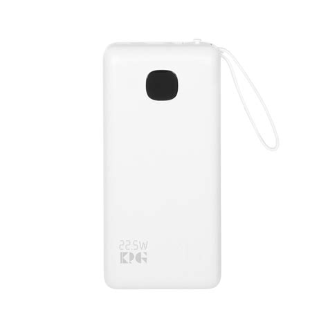 پاوربانک Pd و فست شارژ Kpg 20000mah مدل Kpg 206x 22 5w سفید Mms فروشگاه پنل فروشگاهی Eways