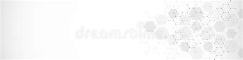 abstract design element with geometric background and hexagons shape