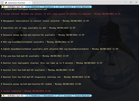 Azure Bastion Azure Powershell Deployment Script Wim Matthyssen