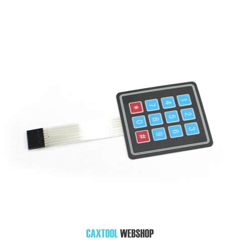 4 3 membrane switch matrix keypad caxtool
