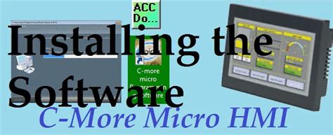 C More Micro Hmi Installing The Software Acc Automation Plc And Industrial Control Learning