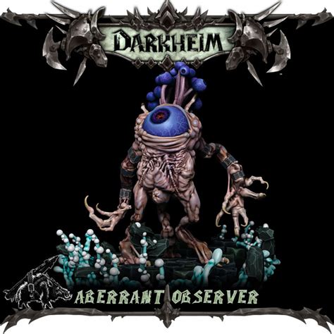 3d Printable Aberrant Observer Join The 1 Darkheim Tribe By