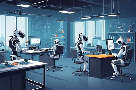 Premium Photo Depict A Robotics Lab Corner With Babes Working On Assembling And Programming