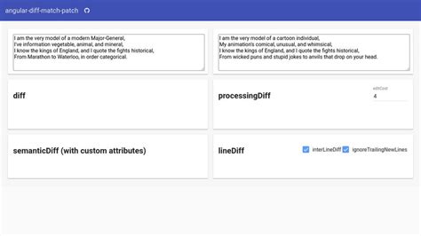 Angular Diff Match Patch