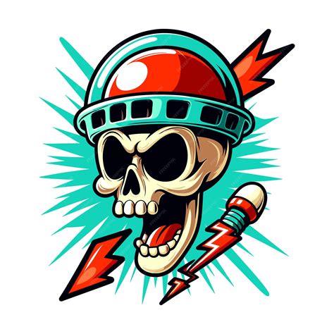 Premium Vector Cartoon Scull Vector Illustration