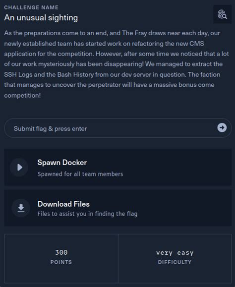 An Unusual Sighting Writeup Cyber Apocalypse 2024 — Forbytten Blogs