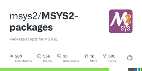 Msys2 Packagespkgbuild At Master · Msys2msys2 Packages · Github