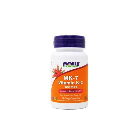 Now MK-7 Vitamin K-2 100 mcg – FarmaOn