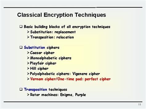 Introduction To Information Security Chapter Ii Classical Ciphers