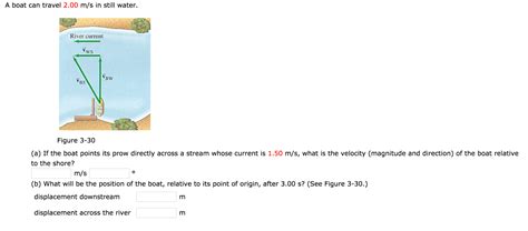 Solved A Boat Can Travel 2 00 M S In Still Water A If The