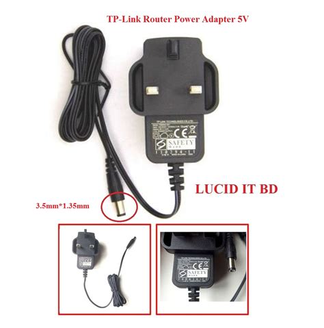 Tp Link Router Power Adapter 5 0v 2a 3 5mm X 1 35mm Lucid It Bd