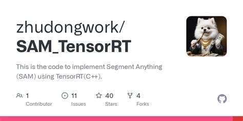 github zhudongwork sam tensorrt this is the code to implement