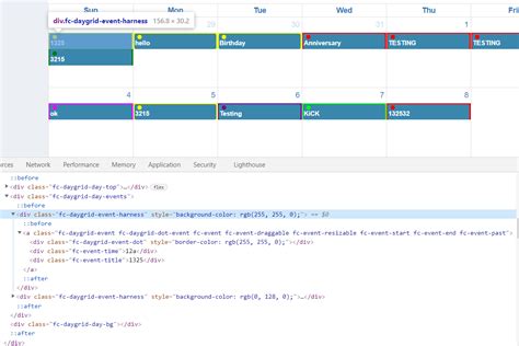 Jquery Set Each Different Color In The Event Box With Full Calendar Function Stack Overflow