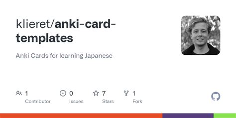 GitHub Klieret Anki Card Templates Anki Cards For Learning Japanese