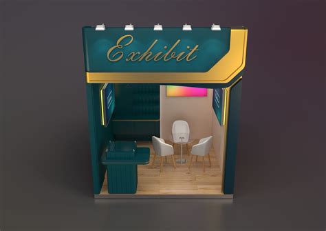 Model 2301 Exhibition Design 9 Sqm 3d Model Turbosquid 2016216