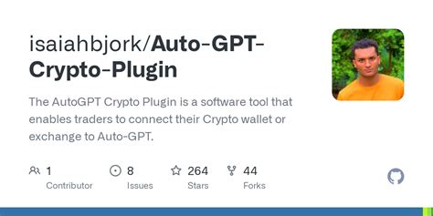 Github Isaiahbjorkauto Gpt Crypto Plugin The Autogpt Crypto Plugin