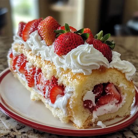 Strawberry Shortcake Cheesecake Rolls A Sweet Delight