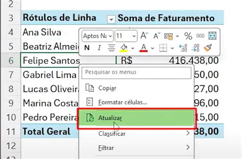 Como Atualizar Tabela Dinâmica Automaticamente No Excel Ninja Do Excel