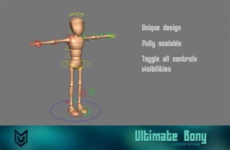 Ultimate Character Rigs For Maya Free Download From Ugur Ulvi Yetiskin | Character rigging ...