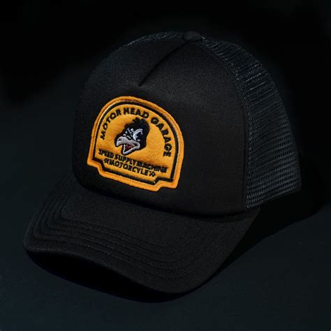 Motor Head Trucker Black Sixpax Motor Head Trucker Black Sixpax