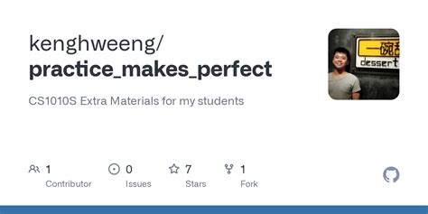 github kenghweeng practice makes perfect cs1010s extra materials for