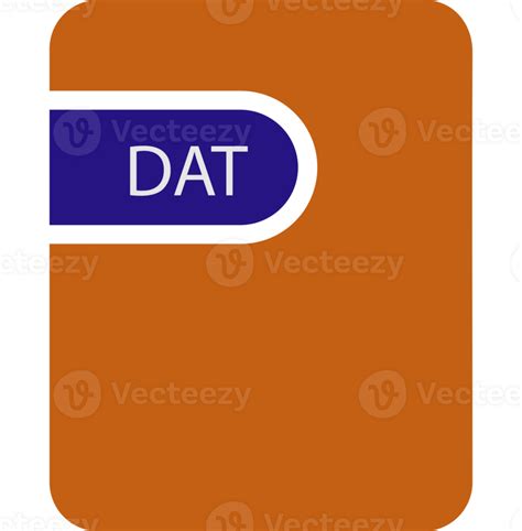 Dat File Icon Black Fill And Empty For Symbol 66500214 Png
