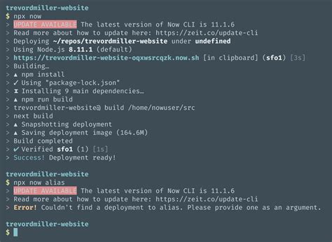 Potential Bug Error Couldnt Find A Deployment To Alias · Issue 1307