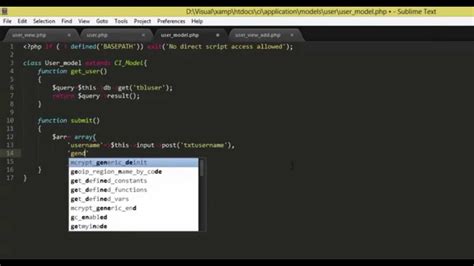 Codeigniter Crud Part 2 Youtube