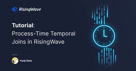 Tutorial Process Time Temporal Joins In Risingwave Risingwave Real