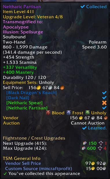 Itemupgradetip World Of Warcraft Addons Curseforge