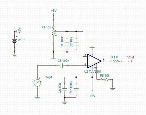 Tlv3501 The Tlv3501 Simulation Output Is Not Normal Amplifiers Forum