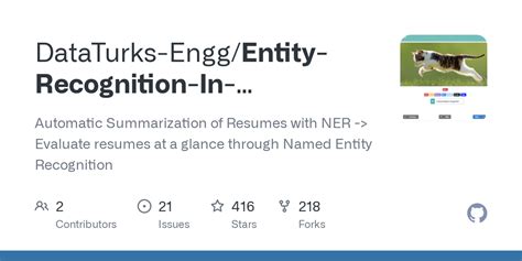 GitHub DataTurks Engg Entity Recognition In Resumes SpaCy Automatic