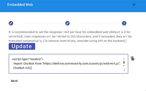 Enhance User Interaction Through Embedded Web Pages With DmFlow Communeify