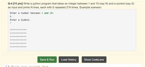 Solved Q 4 15 Pts Write A Python Program That Takes An