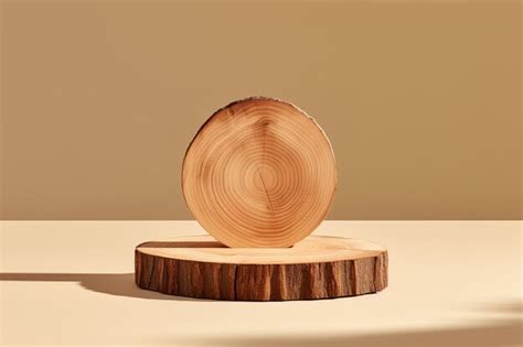 Premium Ai Image A Slice Of Tree Log