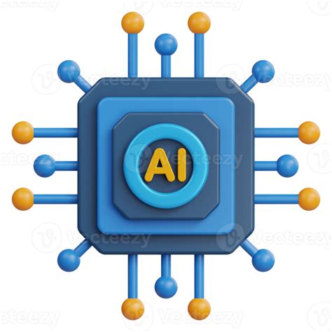 Ai Chip 3d Icon 43988087 Png