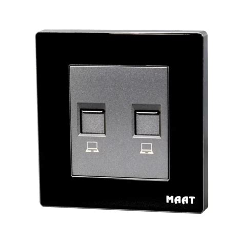 M8 2 Gang Cat6 Data Socket Cat6 Sockets Memon Electricals