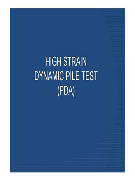 Pda Testing Results Pdf Deep Foundation Software Testing