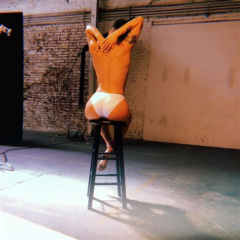 Halsey Topless Ass In White Panties