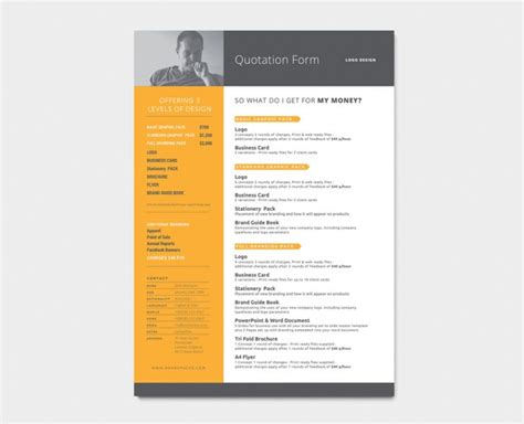Free Quotation Form Template PSD Ai Vector BrandPacks