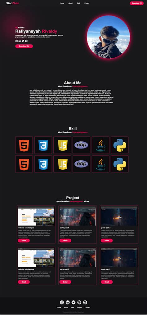 Create And Design A Responsive Website Html Css And Bootstrap By Rafly Rvldy Fiverr