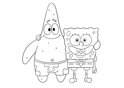 Disegni Da Colorare Di Patrick Spongebob Nick Jr Spongebob
