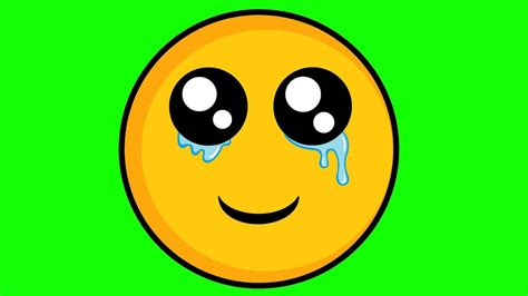 HOW TO DRAW A Crying Face EMOJI In MS Paint Part Cute Drawings Drawings Character Drawing