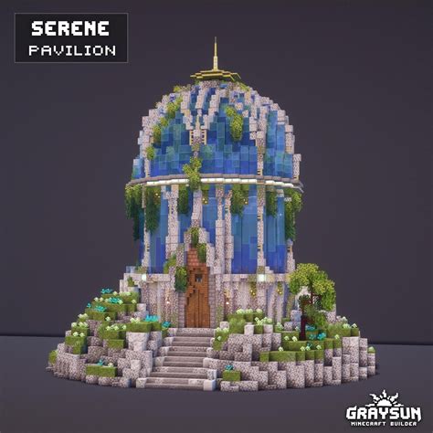 Graysun Minecraft Builds 🏡serene Pavilion Minecraft 💾comment